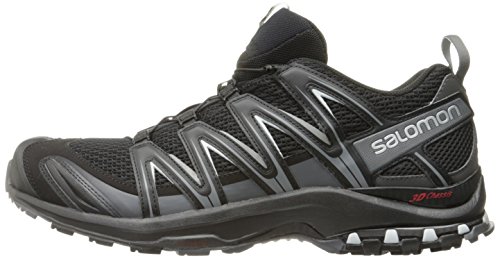 Salomon Men's XA PRO 3D Trail Running Shoes for Men, Black / Magnet / Quiet Shade, 12