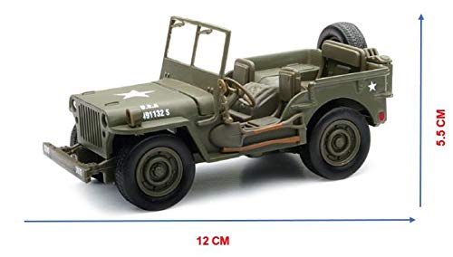 Jeep Willys U.S.A. Army Green 1/32 Diecast Model Car by New Ray