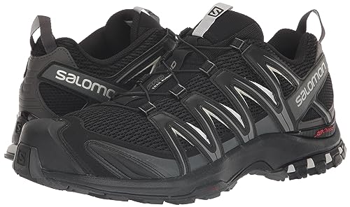 Salomon Men's XA PRO 3D Trail Running Shoes for Men, Black / Magnet / Quiet Shade, 12