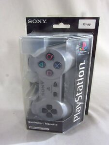 sony playstation ps1 gray controller scph-1080