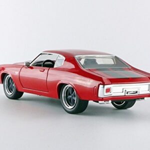 Jada Toys & Furious Dom's Chevy Chevelle SS Die-cast Car, Toys for Kids and Adults Fast & Furious Movie 1- 1:24 Diecast - '70 Chevy Chevelle SS Red