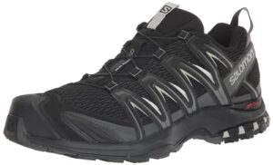 salomon men's xa pro 3d trail running shoes for men, black / magnet / quiet shade, 12