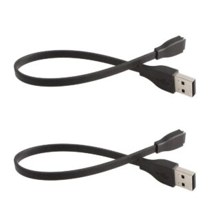 Kissmart 2Pack Charger Compatible with Fitbit Charge/Force (Not for Charge HR), Repalcement USB Charging Cable Cord for Fitbit Charge/Force