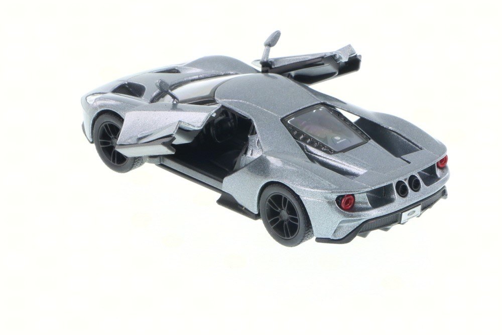 KiNSMART 2017 Ford GT, Silver 5391D - 1/38 Scale Diecast Model Toy Car