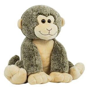 Record Your Own Plush 16 Inch Brown Monkey - Ready To Love in a Few Easy Steps