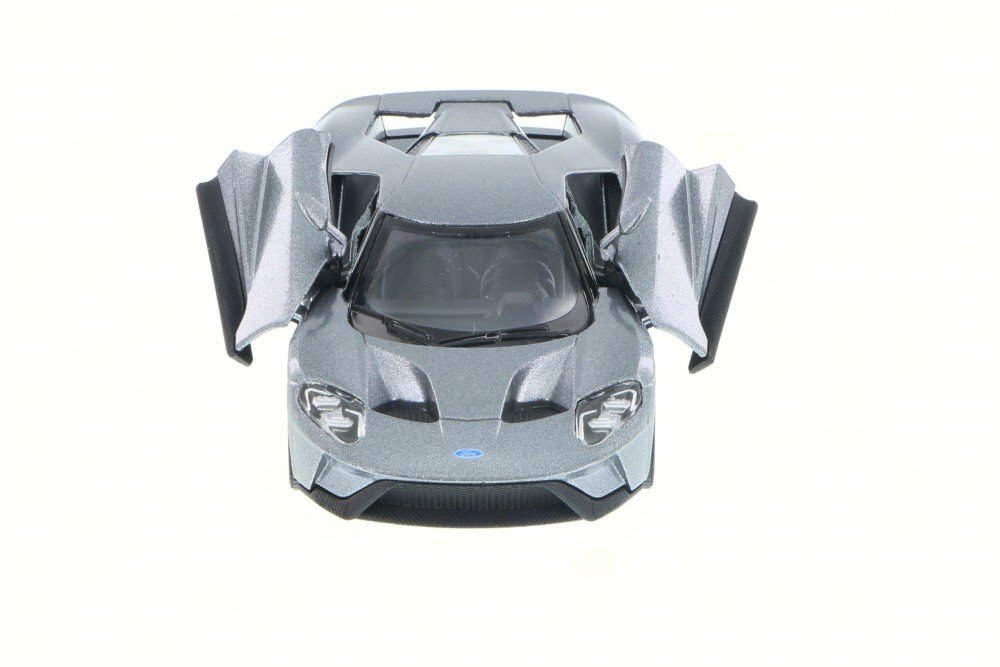 KiNSMART 2017 Ford GT, Silver 5391D - 1/38 Scale Diecast Model Toy Car