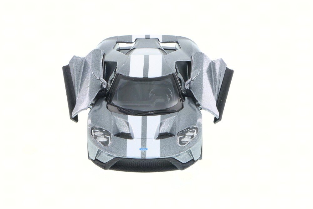 Kinsmart 2017 Ford GT, Silver 5391DF - 1/38 Scale Diecast Model Toy Car