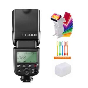 GODOX TT600S 2.4G Wireless Camera Flash Speedlite with Diffuser, Master Slave Off GN60 Manual Flash, Support HSS When paired Off Camera with Godox X Trigger System for Sony Cameras (TT600S for Sony)