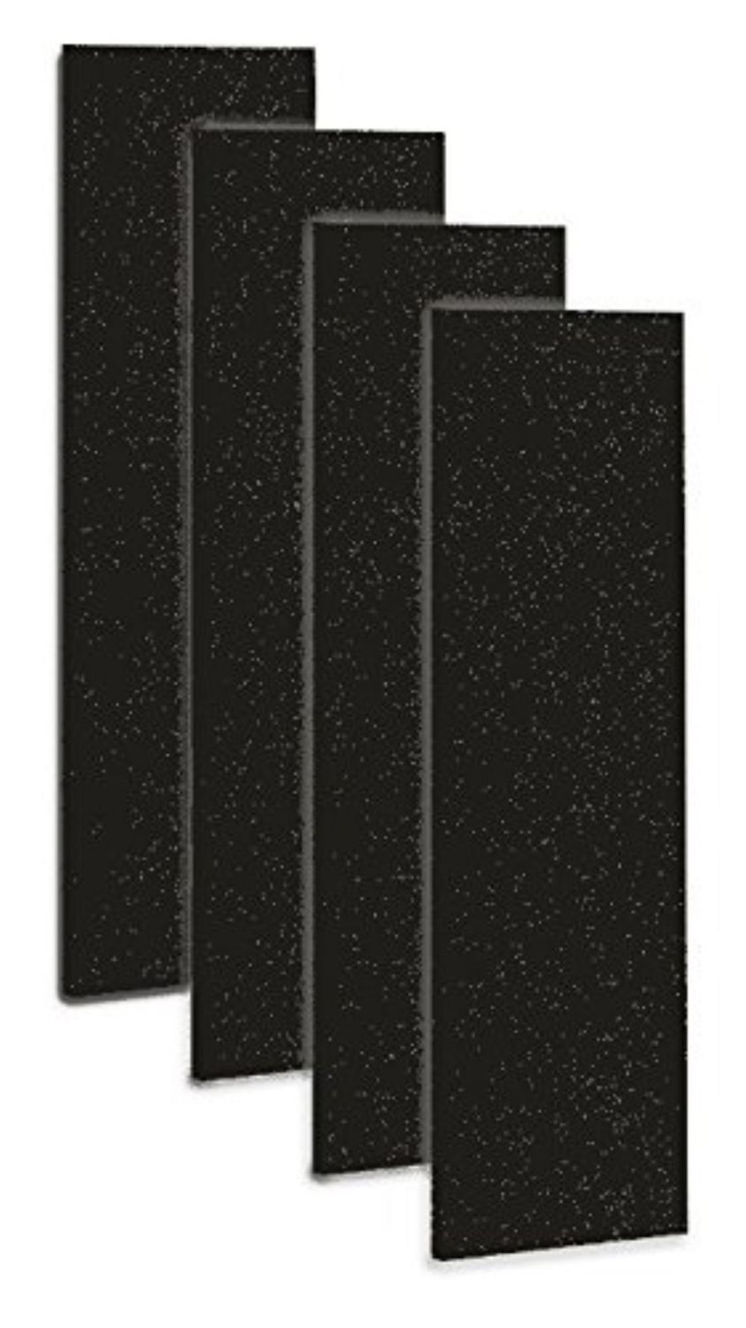 CFS – Pack of 4, Premium Activated Carbon Pre-Filter Compatible with E Size, IAP-GG-125, FIL-GG-125, FLT5000/FLT5111, AC5000 HEPA Series, Filter C Models – Charcoal Air Filter Sheet – 4.8"x19.25"