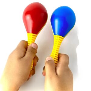 Dulier Maracas for Kids - Pair of maracitos(Set of 2) The First Instruments for Childrens