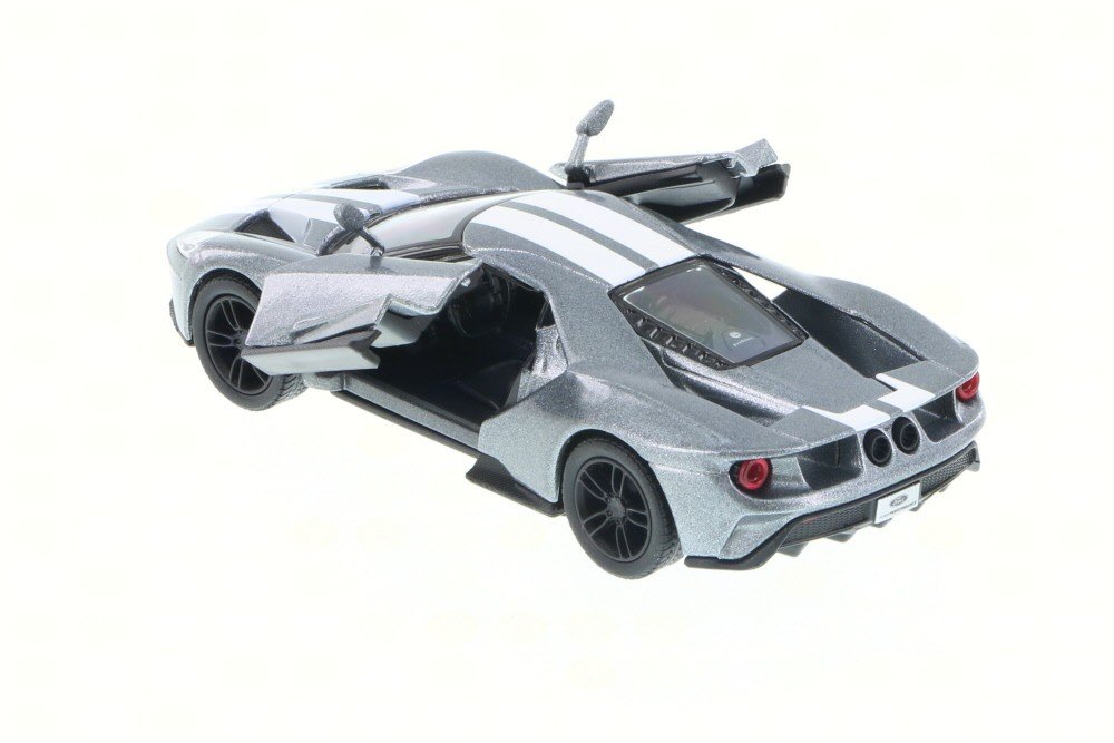 Kinsmart 2017 Ford GT, Silver 5391DF - 1/38 Scale Diecast Model Toy Car