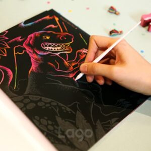 [Lago design] Scratch Coloring Children's Dinosaur (film) Scratch Coloring_Dinosaur