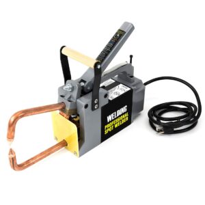 stark usa portable spot welder 1/8" electric single phase handheld welding tip gun handle weld spot 110v 6" throat depth