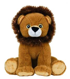 record your own plush 16 inch happy lion - ready to love in a few easy steps