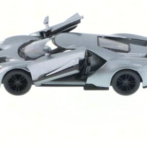 KiNSMART 2017 Ford GT, Silver 5391D - 1/38 Scale Diecast Model Toy Car