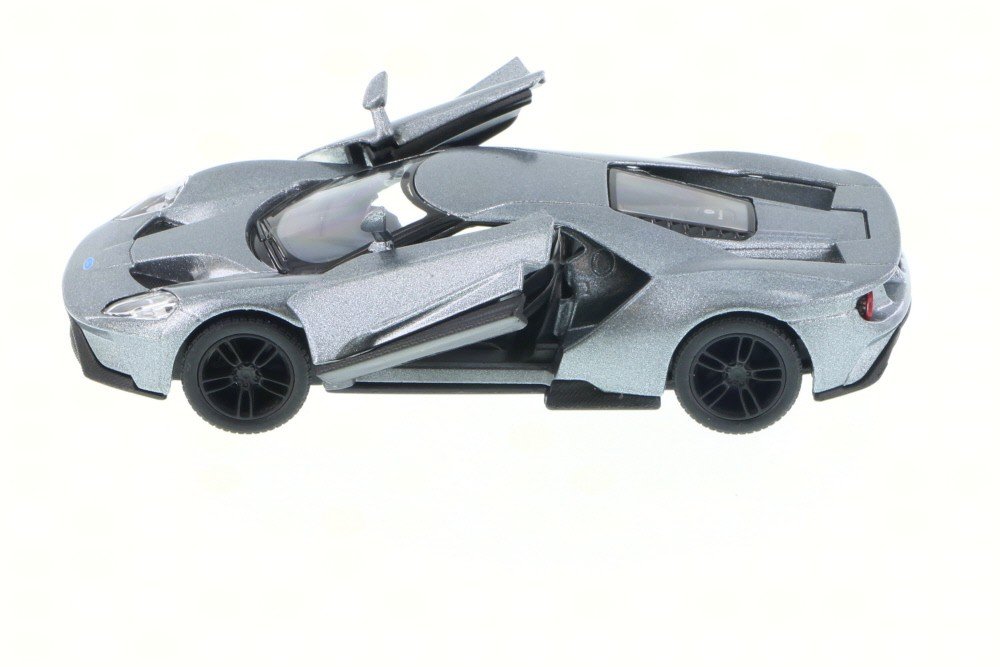 KiNSMART 2017 Ford GT, Silver 5391D - 1/38 Scale Diecast Model Toy Car