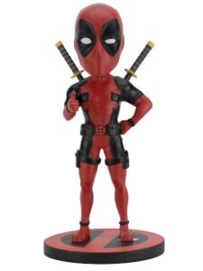 neca marvel head knocker deadpool classic toy multi-colored, 8 inches