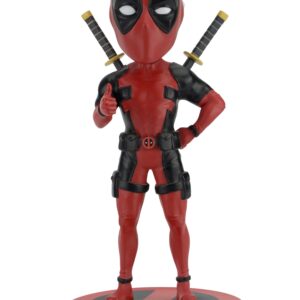 NECA Marvel Head Knocker Deadpool Classic Toy Multi-colored, 8 inches