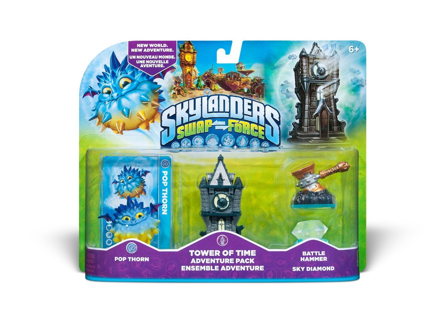 Skylanders SWAP Force Tower of Time Adventure Pack (Style:Tower of Time Adventure Pack) 2 pack