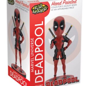 NECA Marvel Head Knocker Deadpool Classic Toy Multi-colored, 8 inches