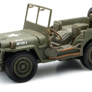 Jeep Willys U.S.A. Army Green 1/32 Diecast Model Car by New Ray