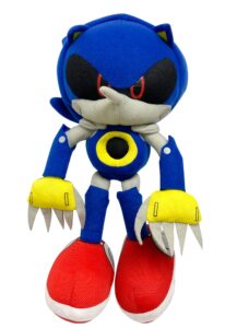 great eastern ge-52523 sonic the hedgehog 11" metal sonic stuffed plush