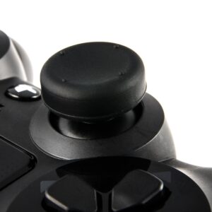 GNG 8 x Soft Rubber Thumb Grips Black Thumbstick Joystick Extra High Enhancements Cover Caps Skin for Sony Play Station 4 PS4 PS3 Xbox 360 Xbox One