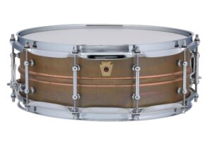 ludwig copper phonic snare drum - 6.5 x 14-inch - raw patina