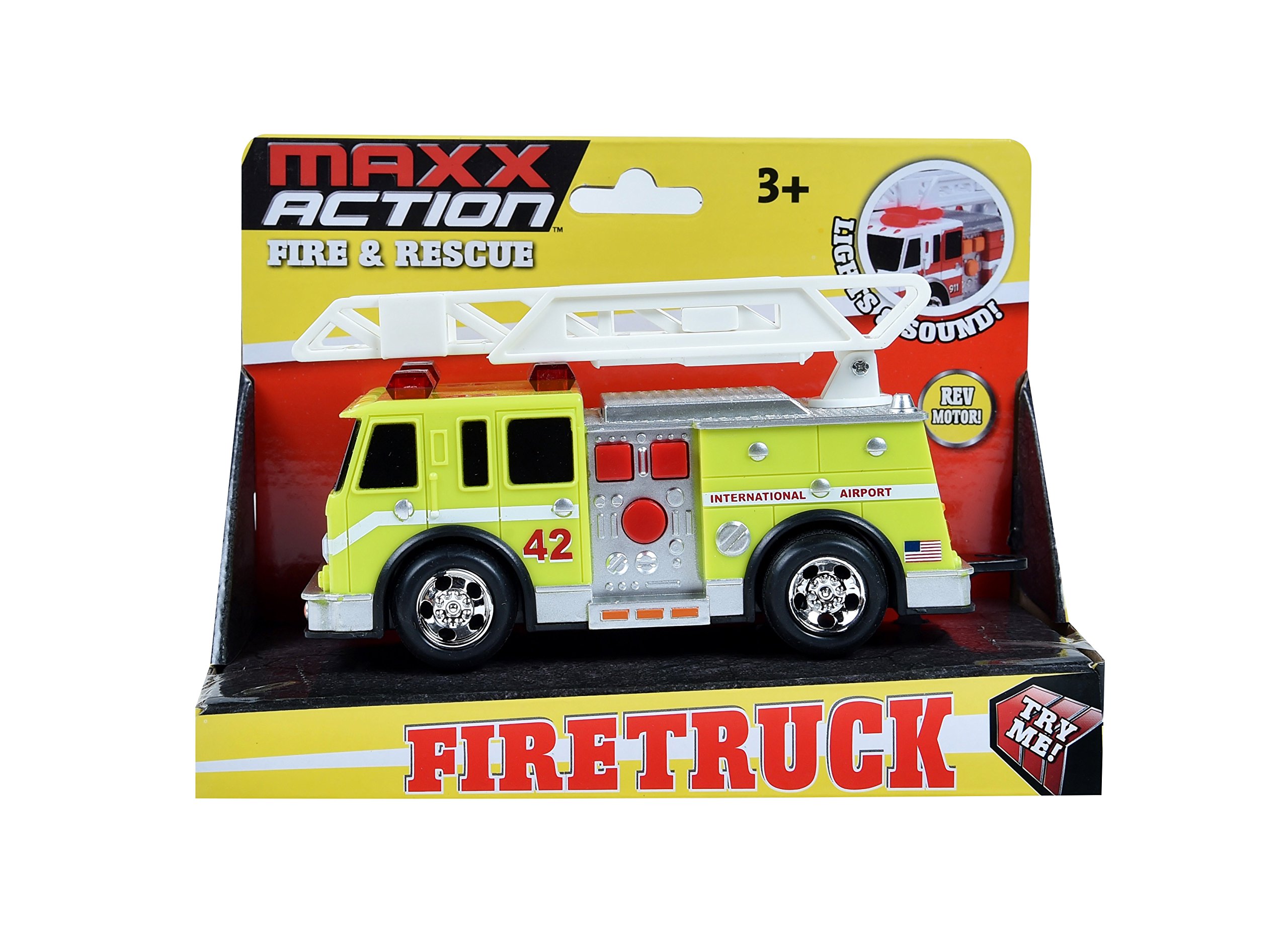 Sunny Days Entertainment Maxx Action Light & Sound Emergency Rescue Vehicle - SUV, Helicopter, Ambulance (Color and Style May Vary) (10604P)