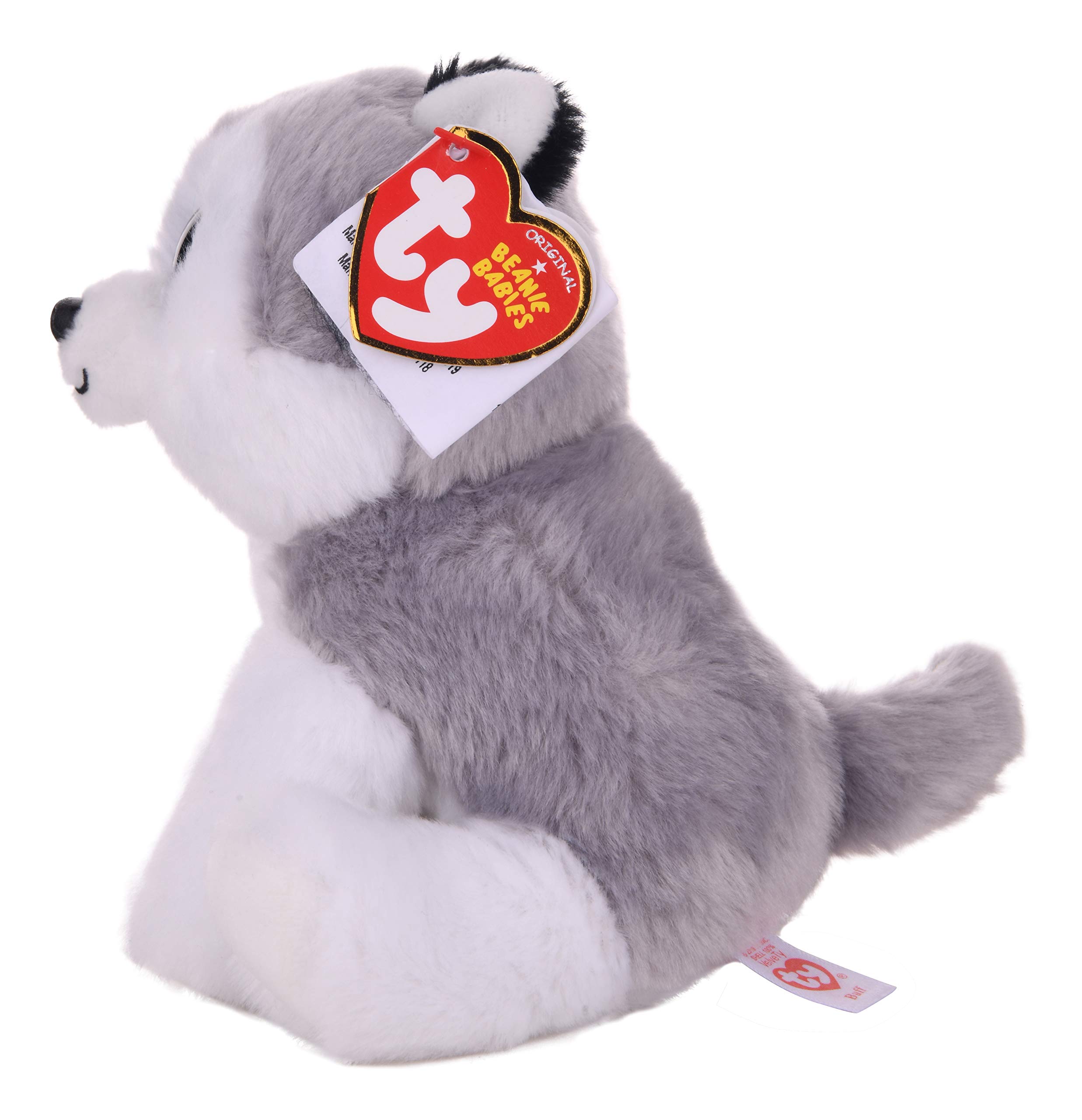 ty Beanie Baby Buff The Husky Dog