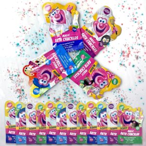 mr. bubble magic [bath] crackles - [fun] to add to bubble [bath] to make [bath] time exciting for kids with colorful pops and fizzy snap (12 packets, 1 oz each)