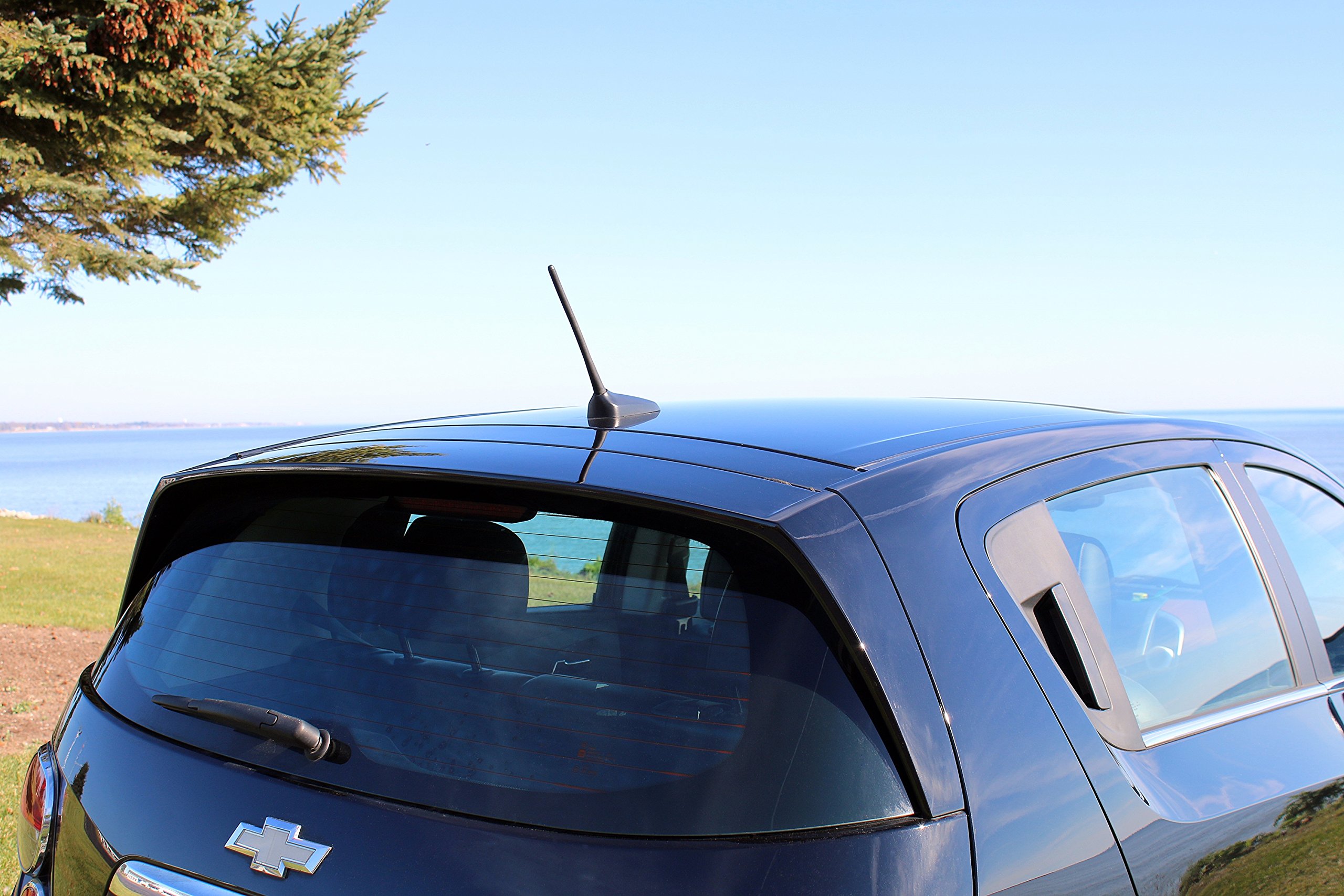 AntennaMastsRus - 8 Inch Screw-On Antenna is Compatible with Mazda 2 (2011-2021)