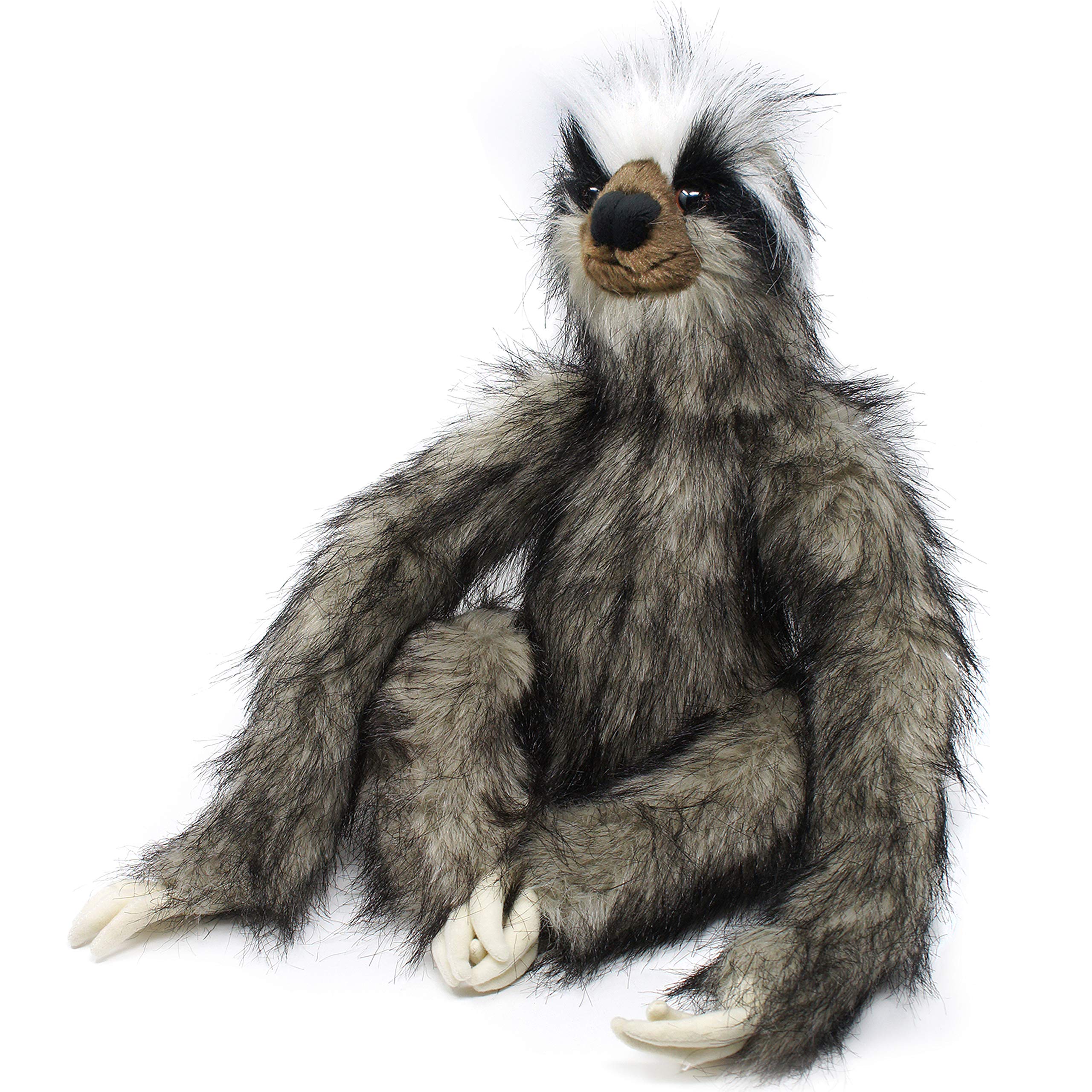 VIAHART Shlomo The Three-Toed Sloth - 18 Inch Super Realistic Large Stuffed Animal Plush Toy with Magnetic Paws - by Tiger Tale Toys