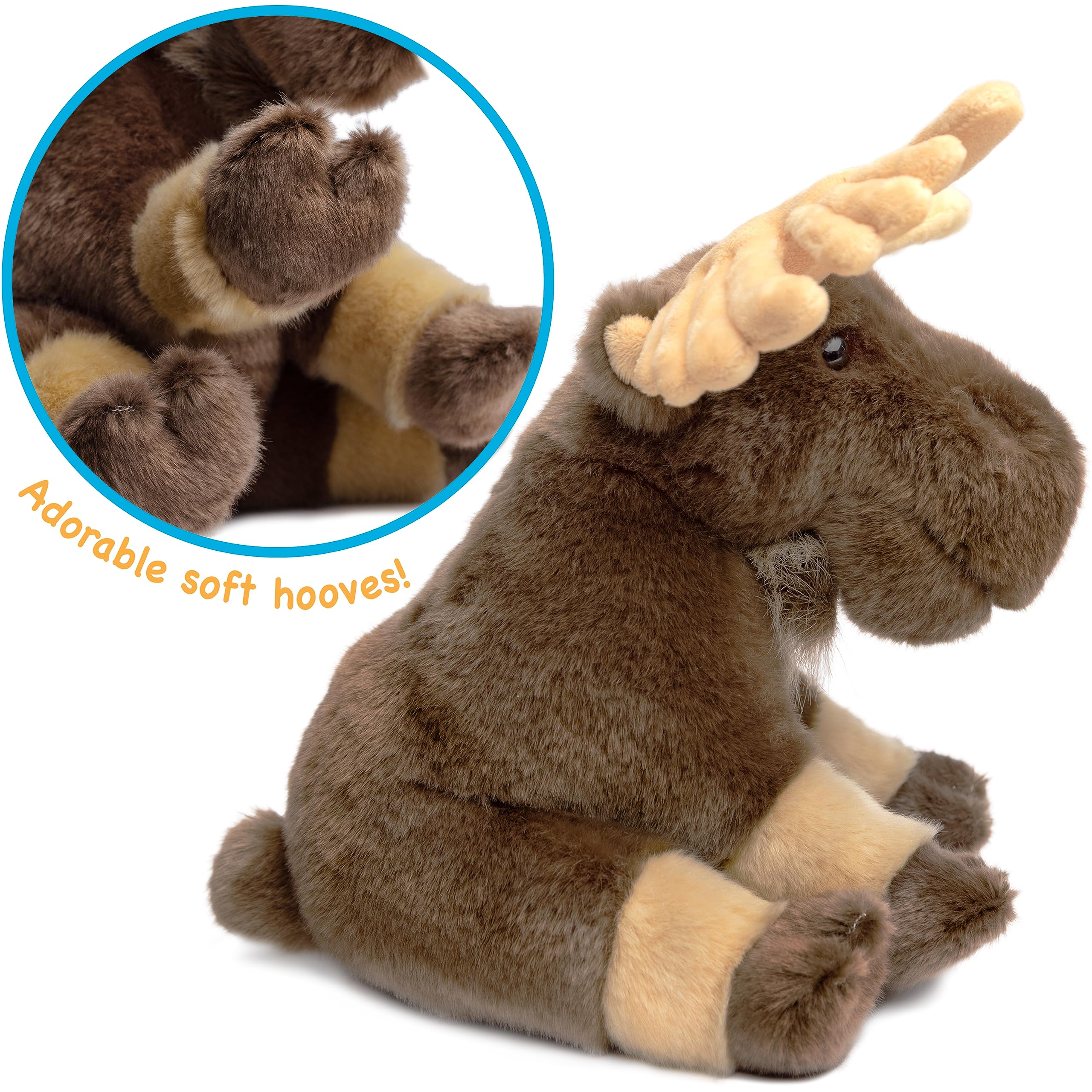 TigerHart Martin The Moose - 9 Inch Stuffed Animal Plush (Classic Edition)