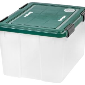 IRIS Remington® 46 Quart WeatherPro™ Storage Box, Green