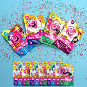 Mr. Bubble Magic [Bath] Crackles - [Fun] to add to Bubble [Bath] to Make [Bath] Time Exciting for Kids with Colorful Pops and Fizzy Snap (12 Packets, 1 oz Each)