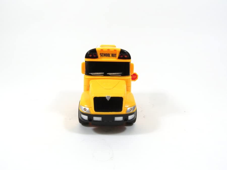 AMPERSAND SHOPS RC Kids Yellow School Bus with Lights and Sound