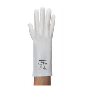 Ansell Healthcare 105531 Series 2-100 Barrier Glove, 5 Layer Laminated Film, 2.5 mil, Size 10, White (Pack of 72)