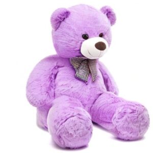 MorisMos Giant Teddy Bear Purple, Big Teddy Bear Stuffed Animals Plush for Girlfriend Kids Christmas Valentine's Day Birthday, 47 Inches