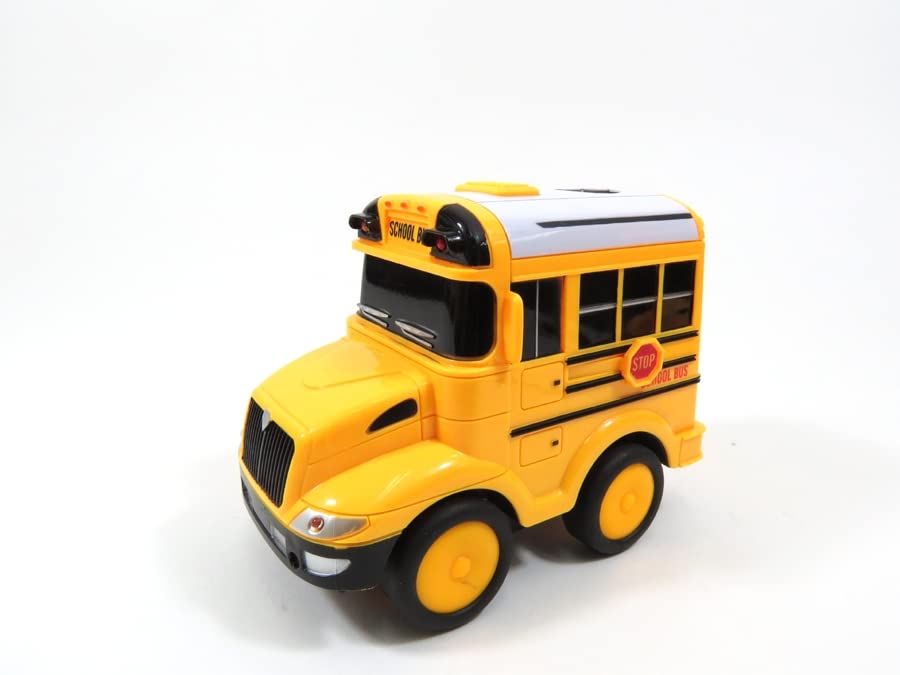 AMPERSAND SHOPS RC Kids Yellow School Bus with Lights and Sound