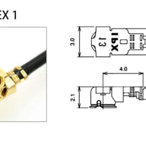 HiLetgo 5pcs IPX IPEX-1 U.FL to SMA Female Pigtail Antenna Wi-Fi Coaxial Low Loss Cable 6 inch (15cm)