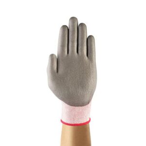 Ansell Healthcare 111674 Series 11-644 Polyurethane Light Duty Gray Glove, 13 Gauge, Size 7 (Pack of 144)