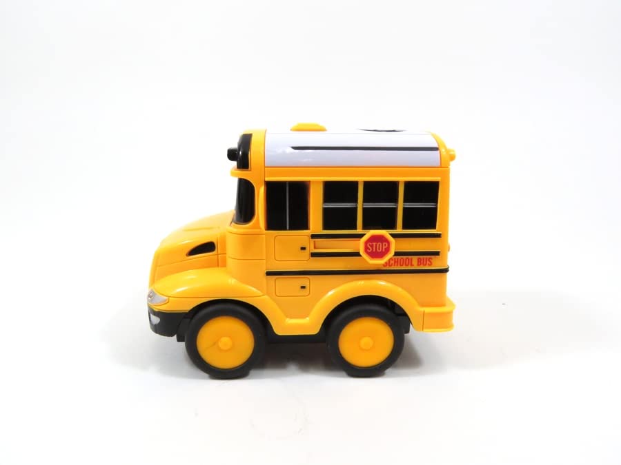 AMPERSAND SHOPS RC Kids Yellow School Bus with Lights and Sound