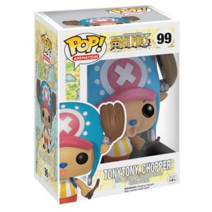 one piece funko pop! vinyl tony tony chopper - flocked - collectable vinyl figure - gift idea - official merchandise - toys for kids & adults - anime fans - model figure for collectors