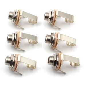 switchcraft output jack, mono - 6 pack