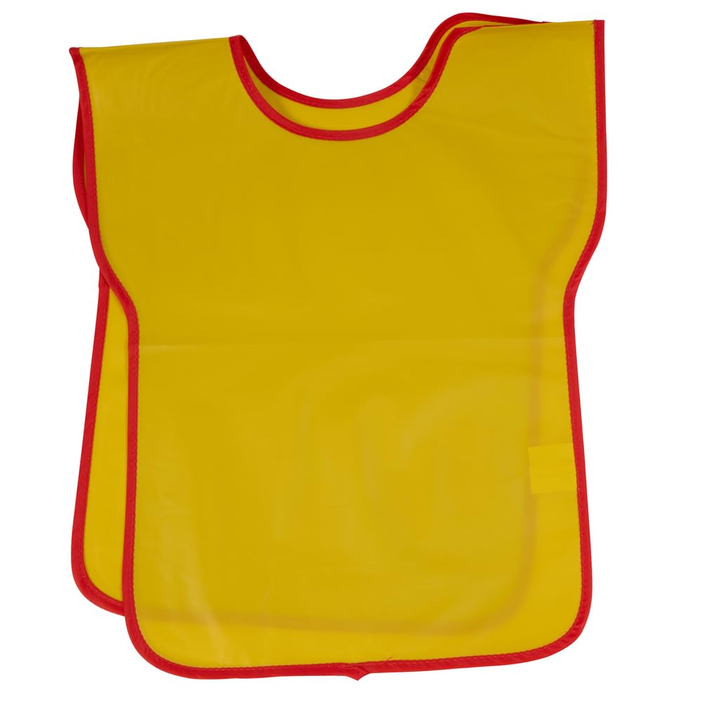 Colorations Easy-On Kids Art Smock – Smock for Painting and Crafting, Latex-Free and Easy to Clean – Sleeveless Smock for Kids Measures 19” x 16”