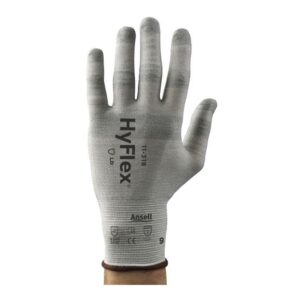 Ansell Healthcare 115067 Series 11-318 HyFlex Cut Resistant ESD Knitted Glove, 18 Gauge, Size 11 (Pack of 144)