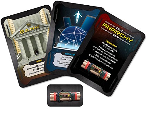 Indie Boards and Cards Coup Rebellion G54 Anarchy Game for 168 months to 12000 months