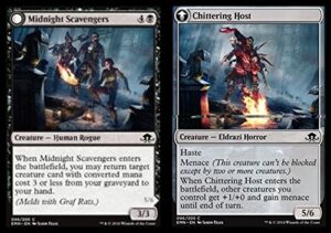 magic the gathering - midnight scavengers // chittering host (096/205) - eldritch moon