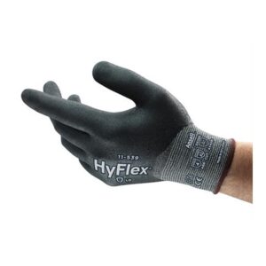 Ansell Healthcare 11539070 Series 11-539 HyFlex HPPE Glove, Full Coat with a Spandex Polyester Knitwrist, 18 Gauge, Size 7 (Pack of 144)